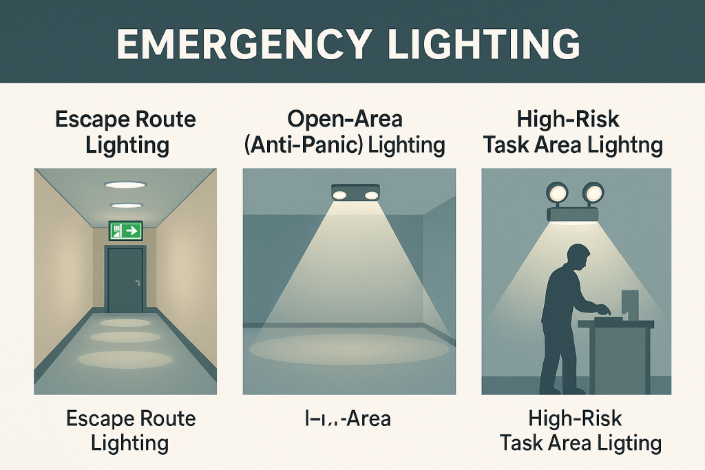 Escape Route Lighting: A Safety Essential - AK Fire Safety 3 Types of ...